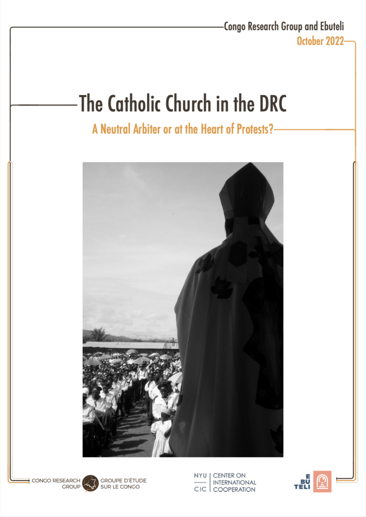 The Catholic Church in the DRC: A Neutral Arbiter or at the Heart of ...
